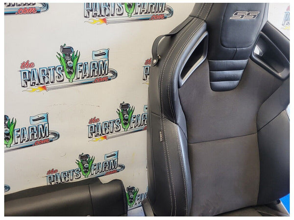 2010-2015 Chevrolet Camaro SS Recaro Coupe Bucket Leather Suede Seats