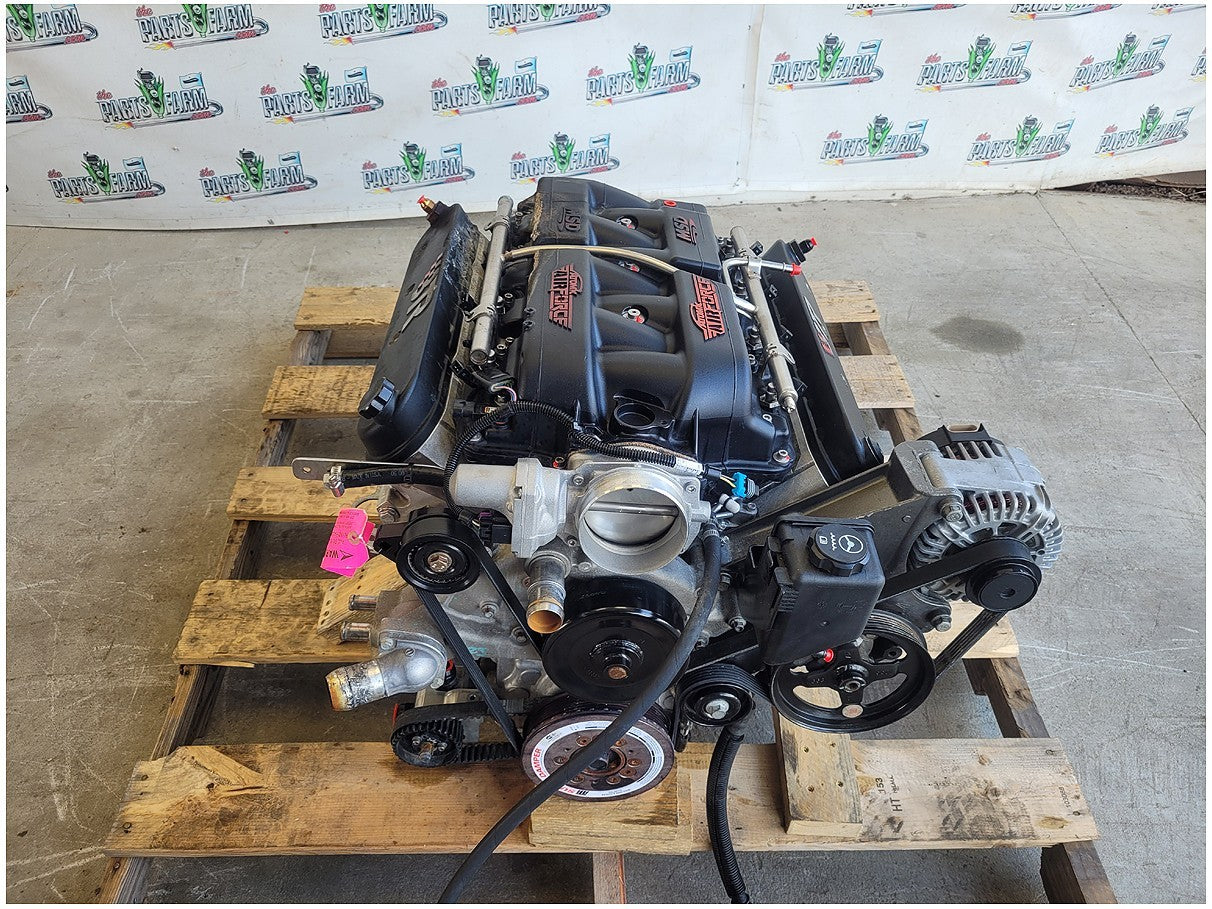 2002 Chevy Corvette C5 Z06 GM 7.0L LS7 Long Block Mast Heads Billett C ...