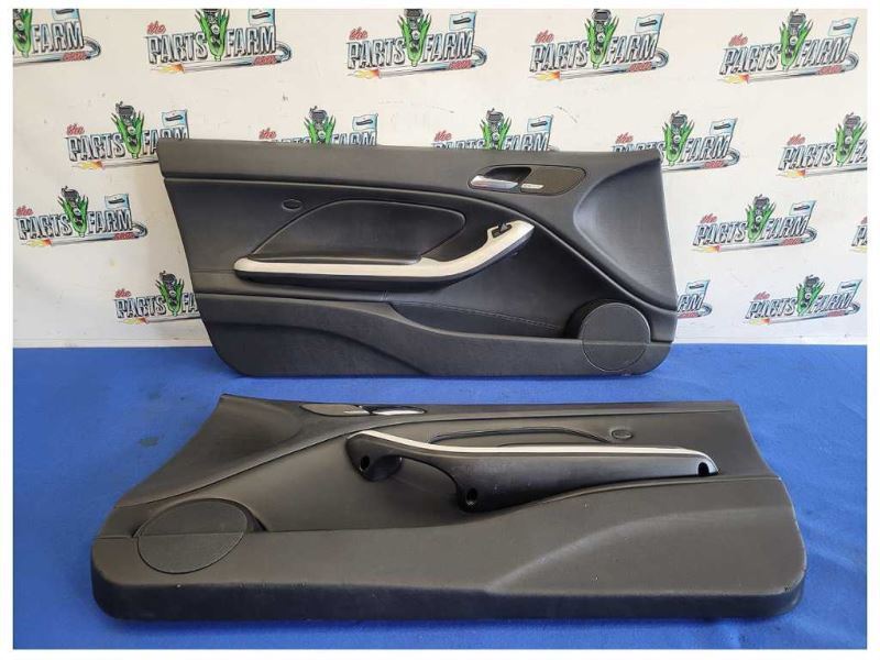 2001 2006 BMW M3 E46 M T Coupe Pair Door Panels Card Black Scratches