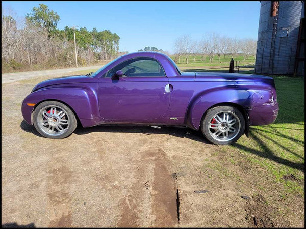 2003-2006 Chevrolet SSR Pickup Truck Passenger Front Door Paint Purple